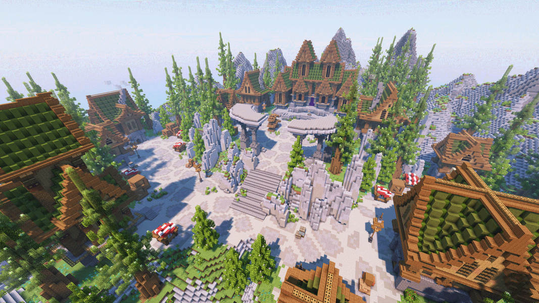 Green Village Spawn | BuiltByBit