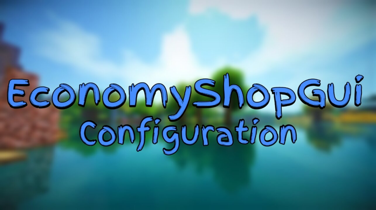 Economyshopgui config | BuiltByBit