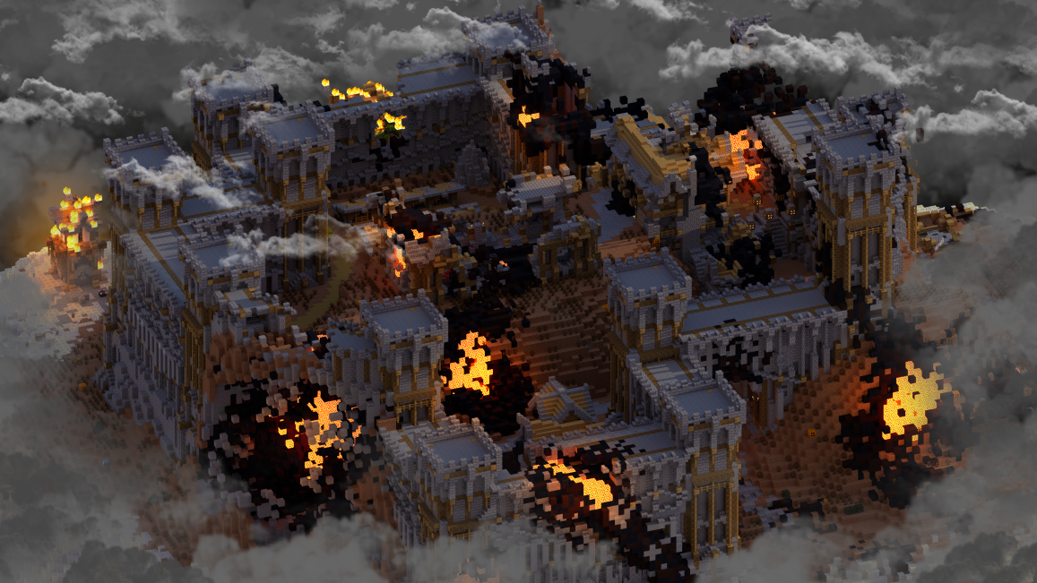 Destroyed Castle Warzone | BuiltByBit (MC-Market)