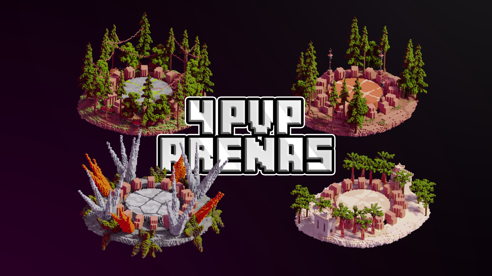 4 PvP Arenas | Pack 1 | BuiltByBit (MC-Market)