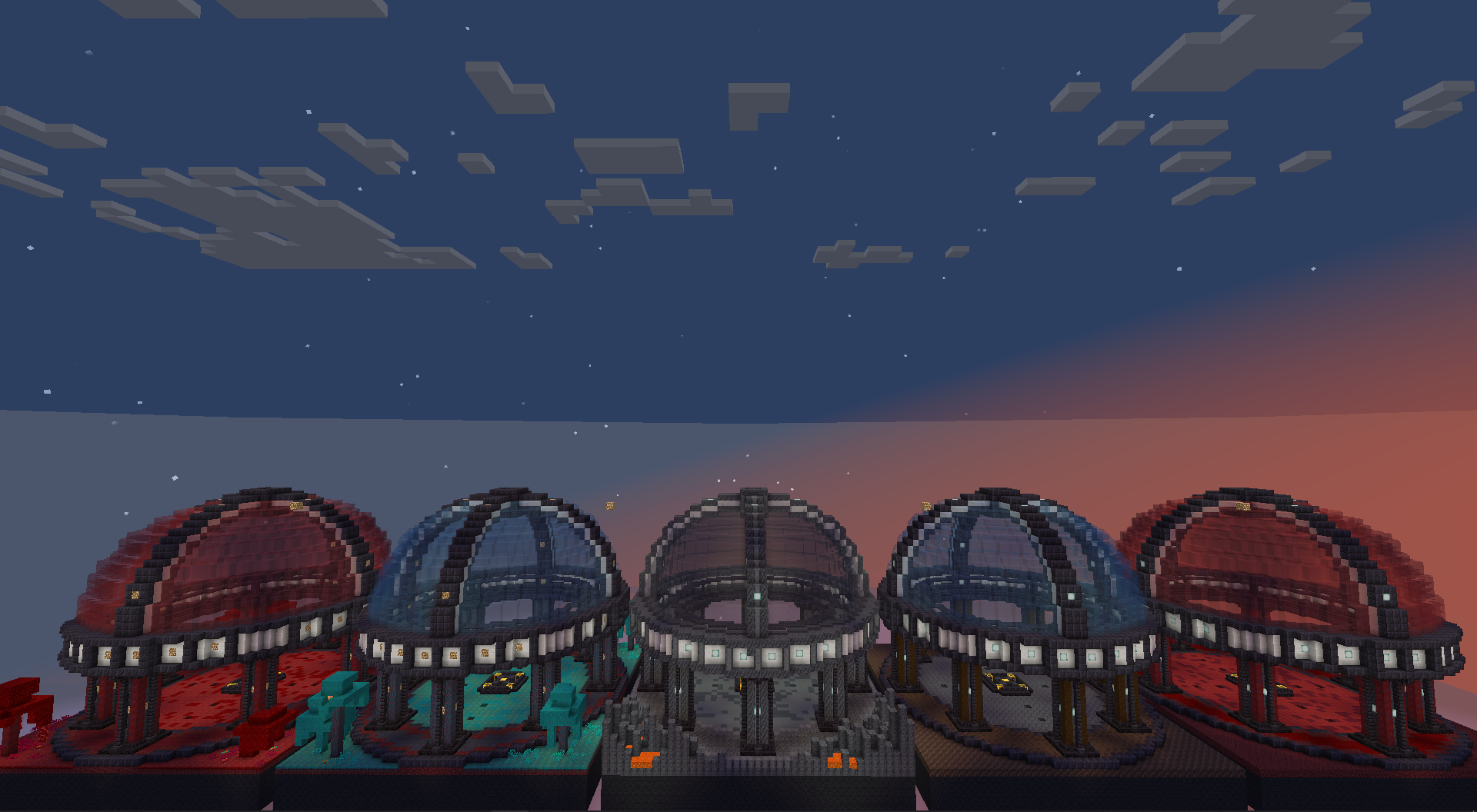 SMP Spawn Lobbies - 48x48 - Nether Theme | BuiltByBit