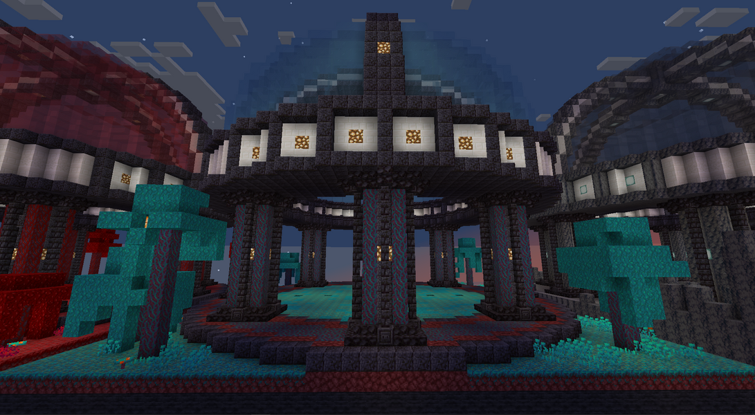 SMP Spawn Lobbies - 48x48 - Nether Theme | BuiltByBit