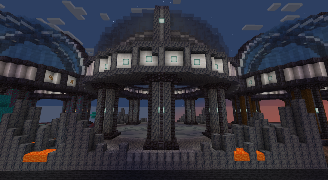 SMP Spawn Lobbies - 48x48 - Nether Theme | BuiltByBit