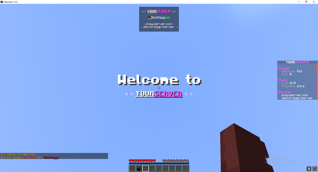 TitleManager configuration 12 colours | BuiltByBit (MC-Market)