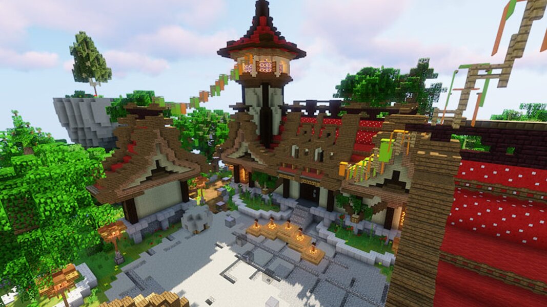 Lobbby/Spawn - Red Roof - |180x180| | BuiltByBit