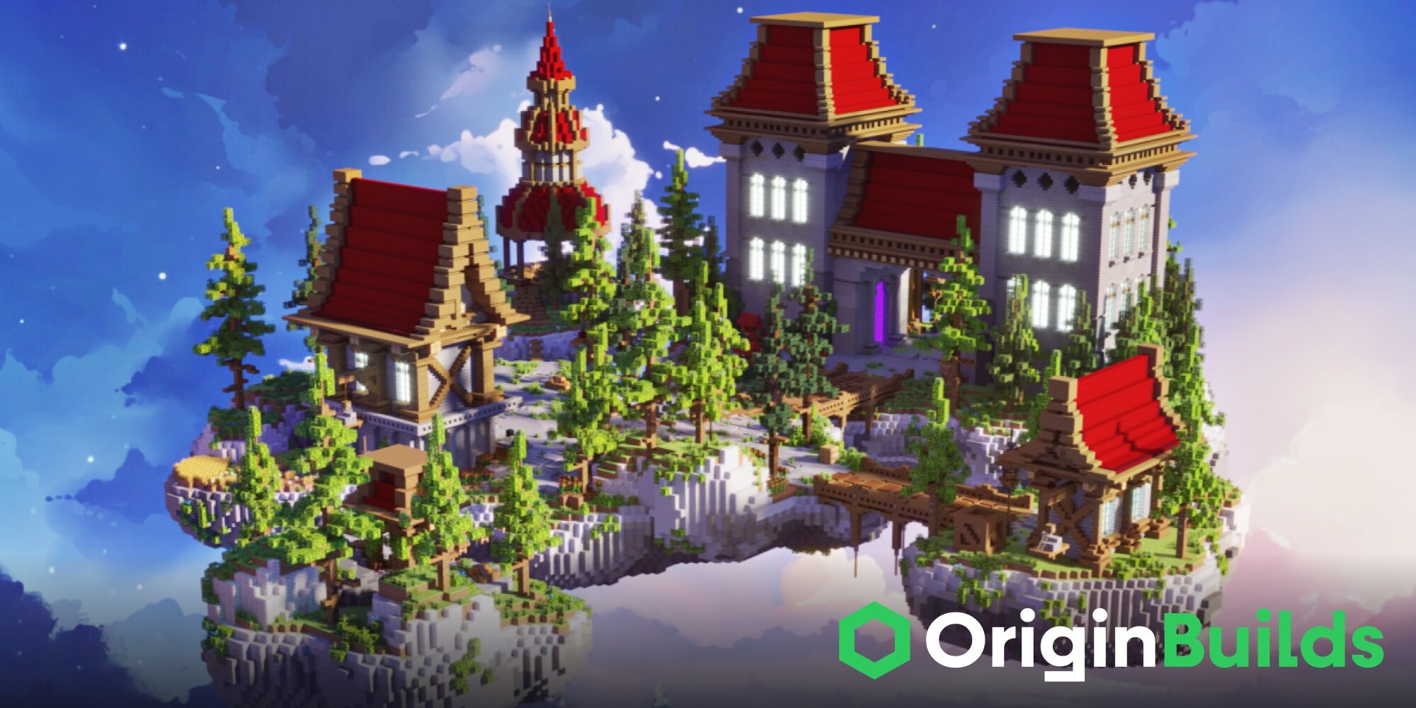 Skyblock - Red Tower Island - |200x200| | BuiltByBit