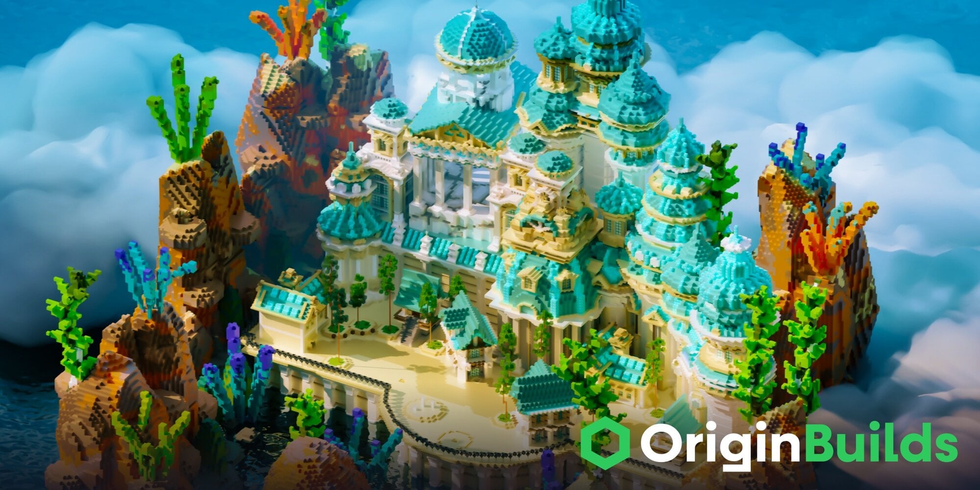 Minecraft Underwater Castle