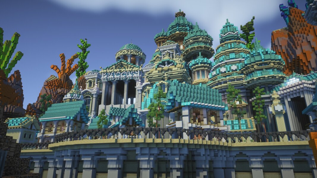Lobby - Aquatic Temple - |200x200| | BuiltByBit (MC-Market)