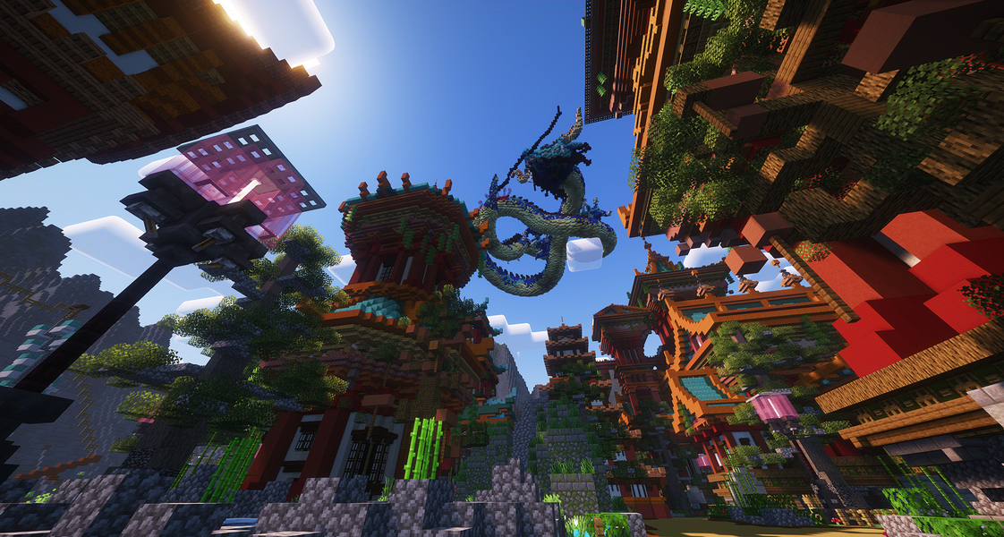 PixelMine | Japanese City | BuiltByBit (MC-Market)