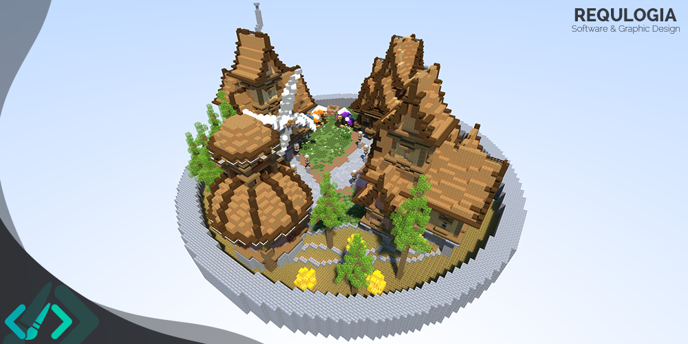 AUTH LOBBY - Village Themed Map 100x100 | BuiltByBit