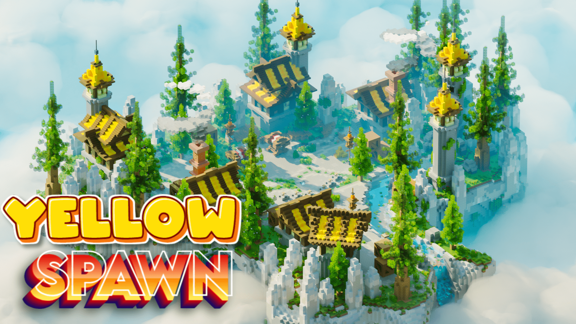 Yellow Village | Spawn | BuiltByBit (MC-Market)