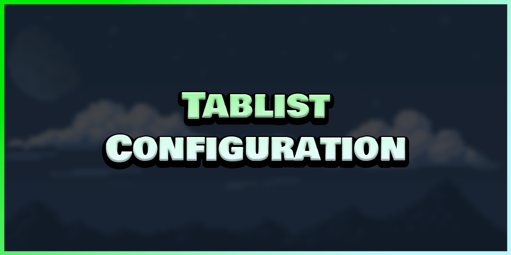 TAB Config - Free & Simple | BuiltByBit (MC-Market)