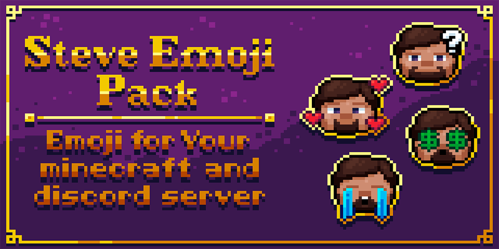 Steve Emoji Pack | BuiltByBit