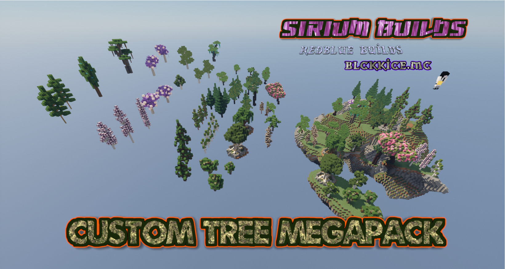 CUSTOM TREE MEGAPACK - 53 Variations | BuiltByBit