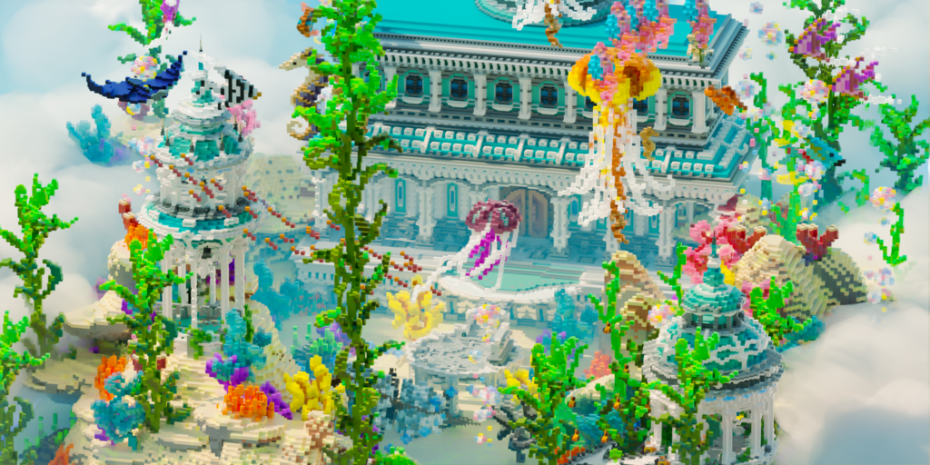 Aqua Island Spawn - High Quality Map | BuiltByBit (MC-Market)