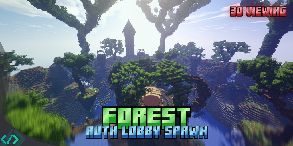 Auth Lobby - Forest Natural Map 125x125 | BuiltByBit (MC-Market)
