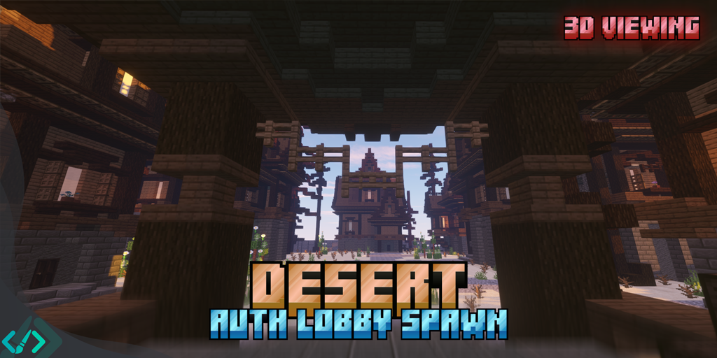 AUTH LOBBY - Desert Themed Map 100x100 | BuiltByBit (MC-Market)
