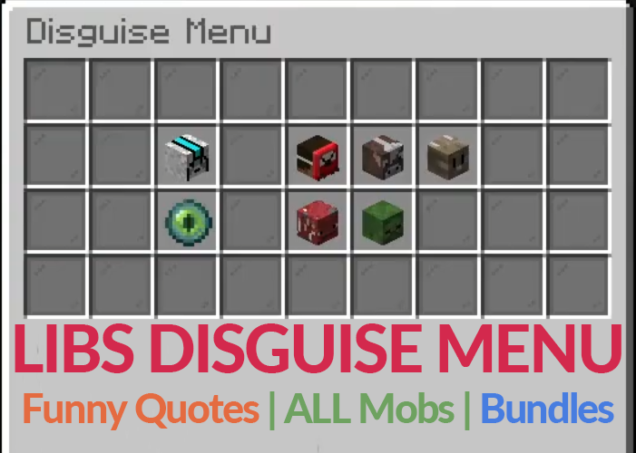 LibsDisguise Deluxe Config | EVERY MOB | BuiltByBit (MC-Market)