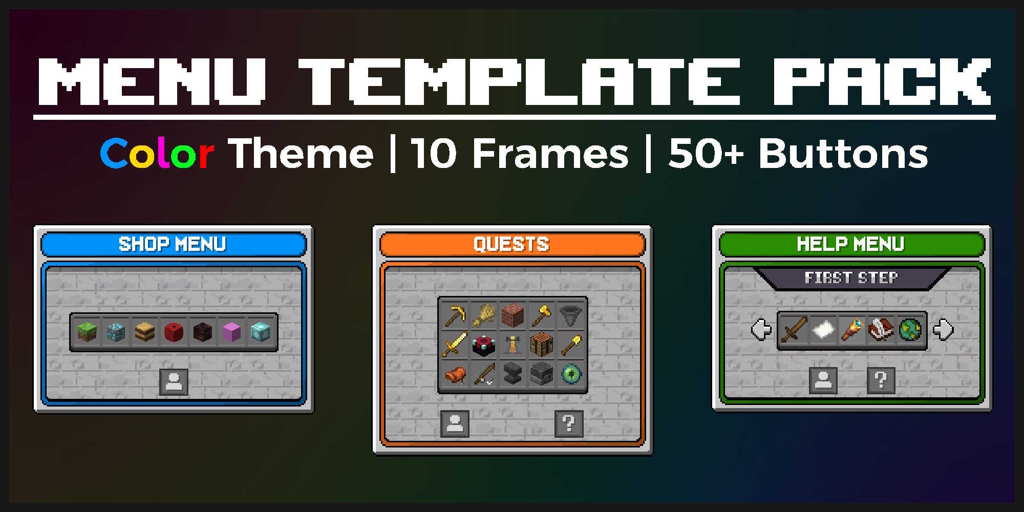 MenuTemplatePack - Colors | BuiltByBit