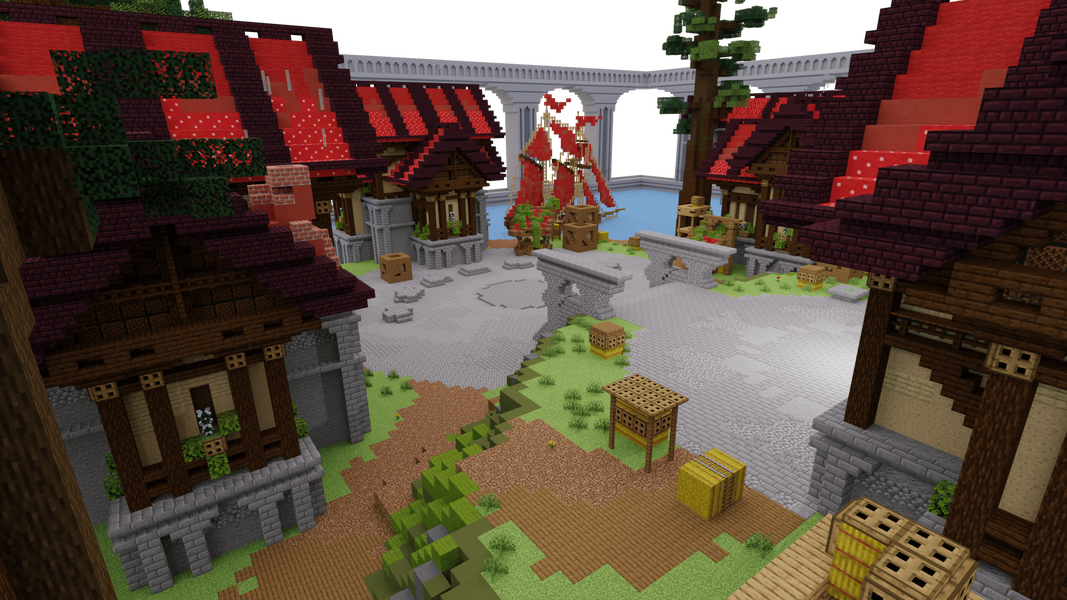 Spruce Forest Lobby island | BuiltByBit