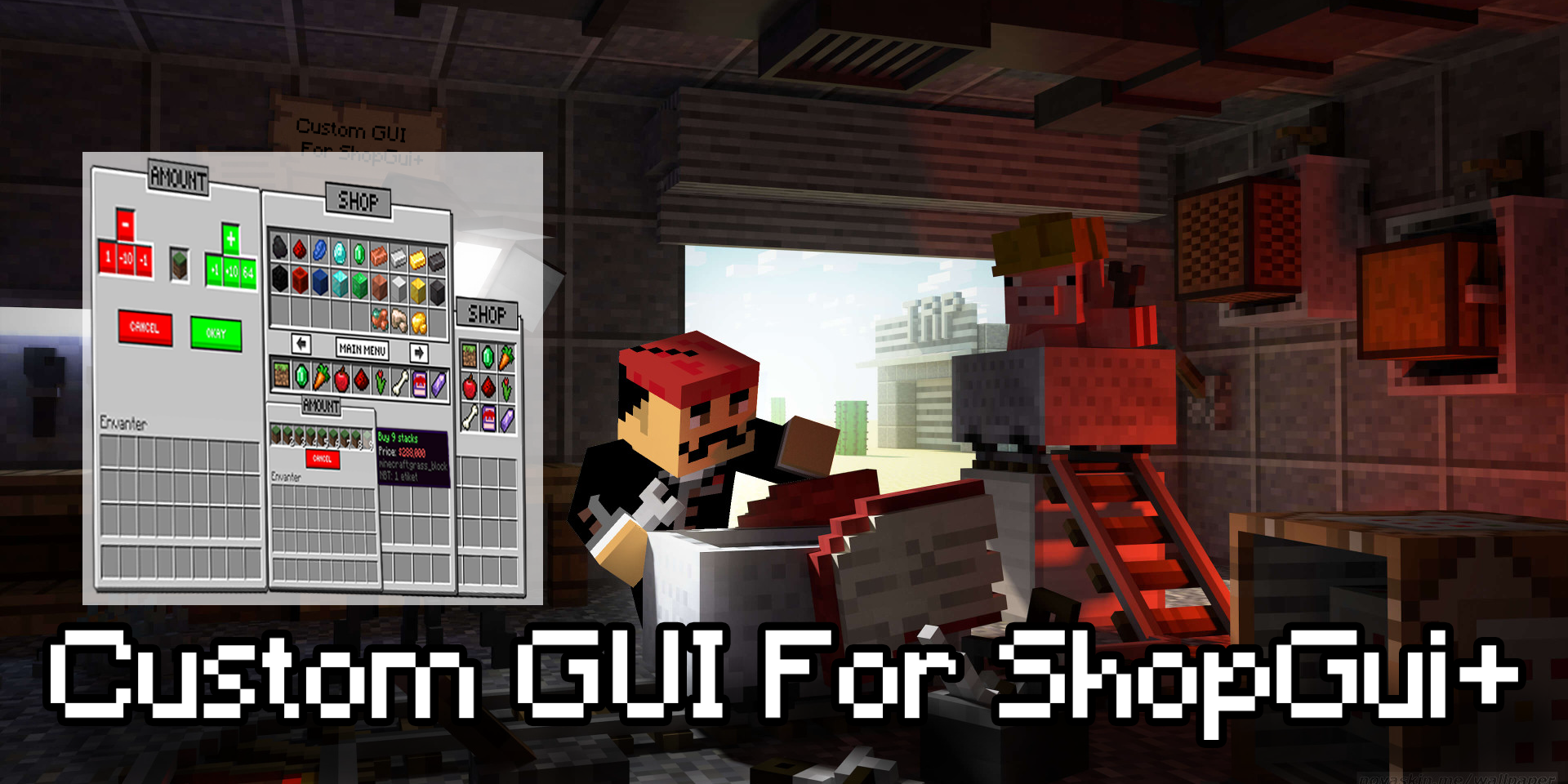 Unique GUI Designs for ShopGUIPlus | BuiltByBit