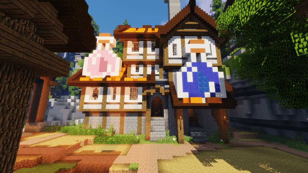 Forest Village - Minecraft Spawn | BuiltByBit (MC-Market)