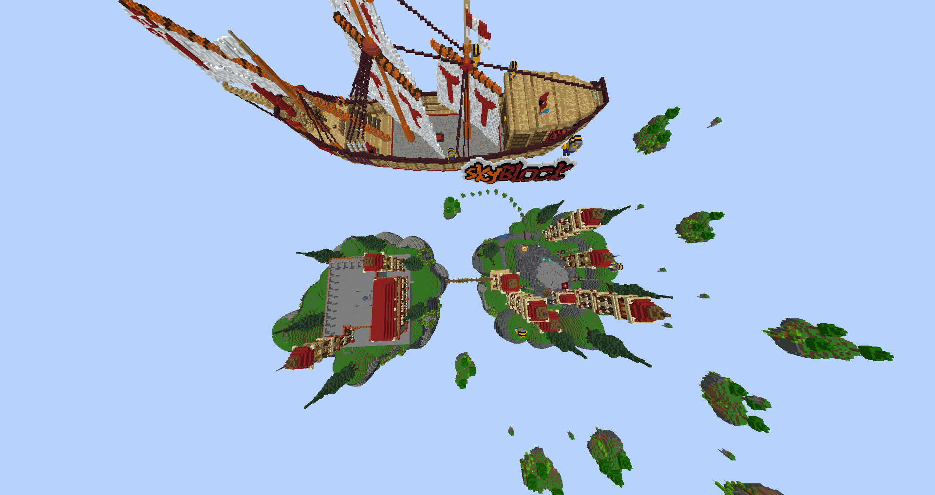 SkyBlock Spawn - Medieval 400x400 | BuiltByBit (MC-Market)