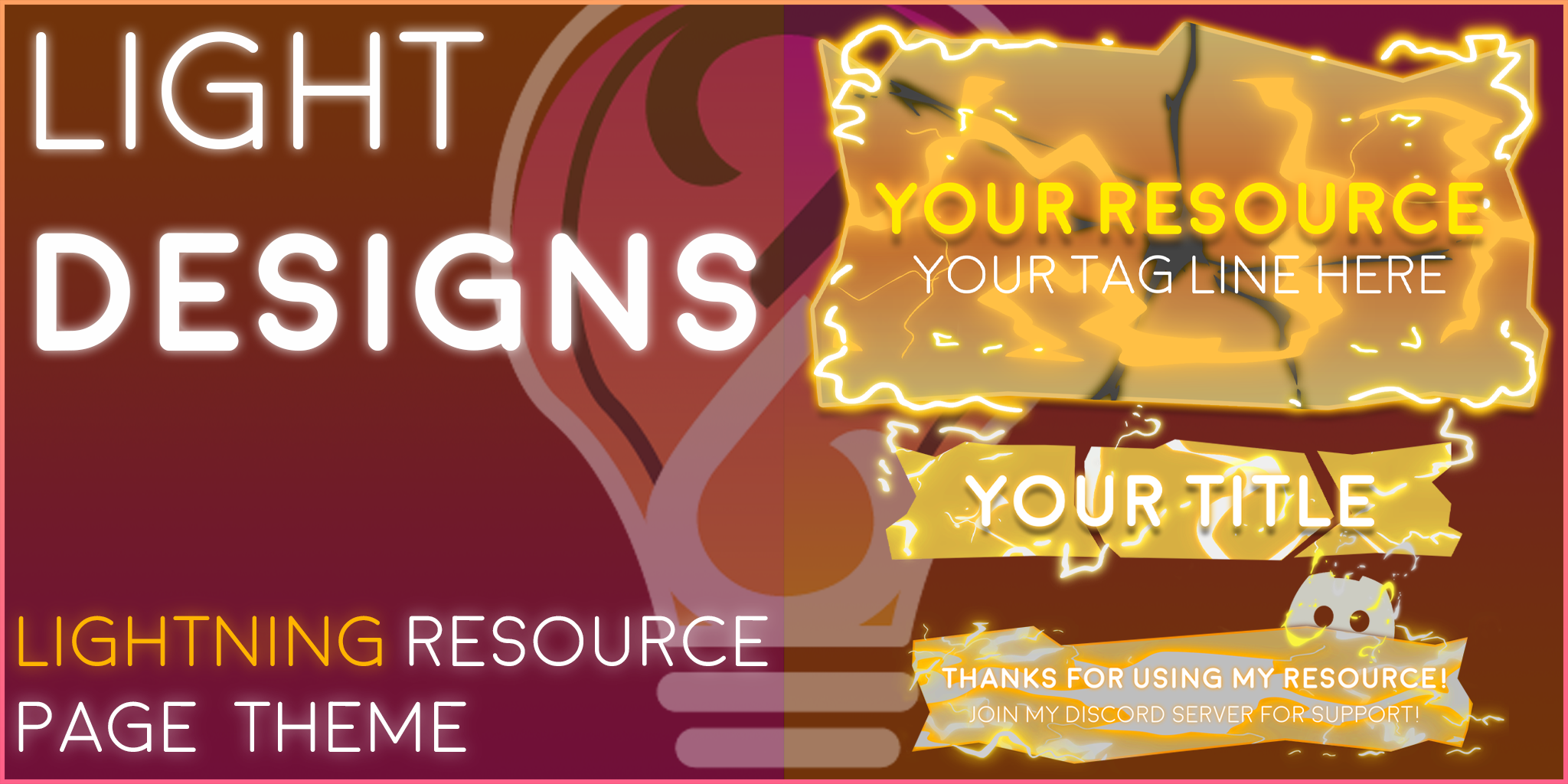 Lightning Resource Page Theme Template | BuiltByBit (MC-Market)