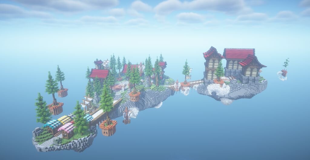 SkyBlock | Red Medieval Theme | BuiltByBit