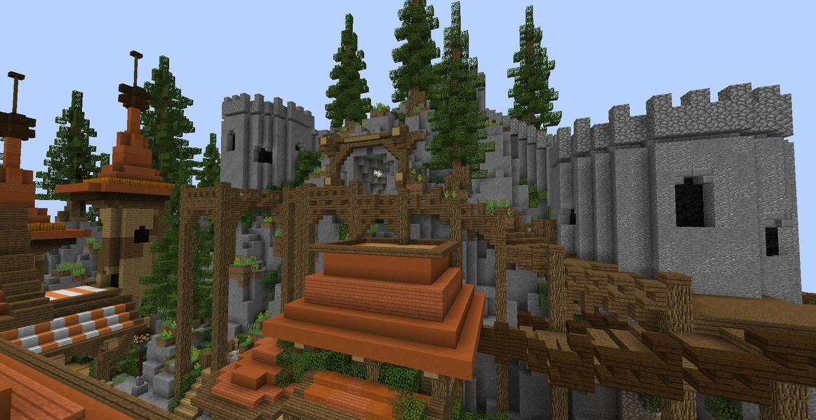 Orange Medieval Skyblock Spawn - 300x300 | BuiltByBit
