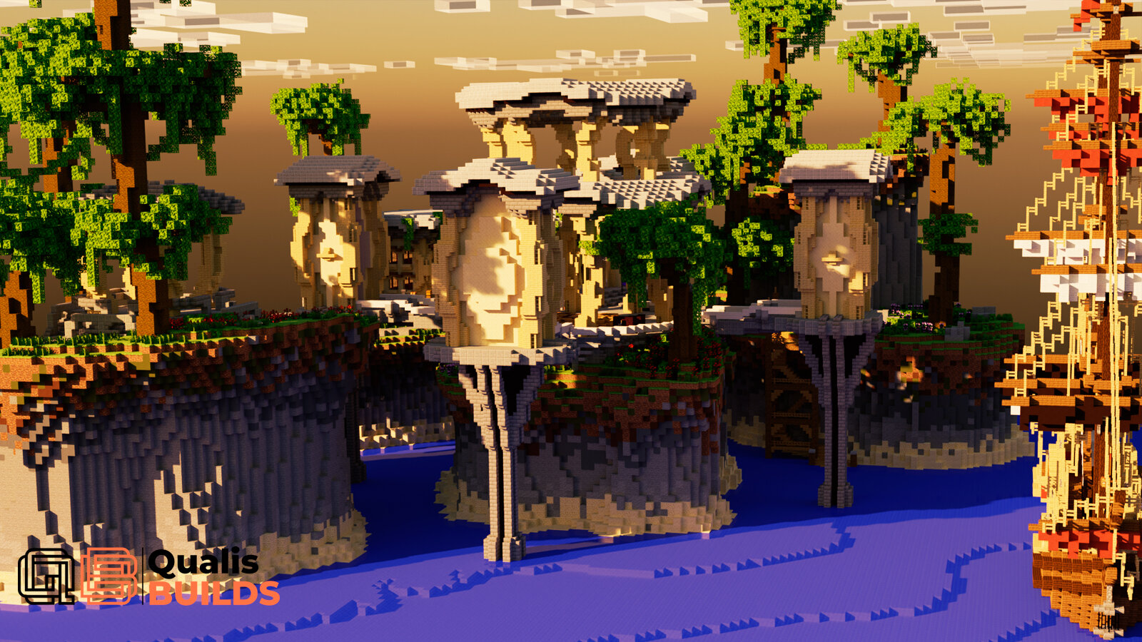 Island Hub | 4 Portals | BuiltByBit (MC-Market)