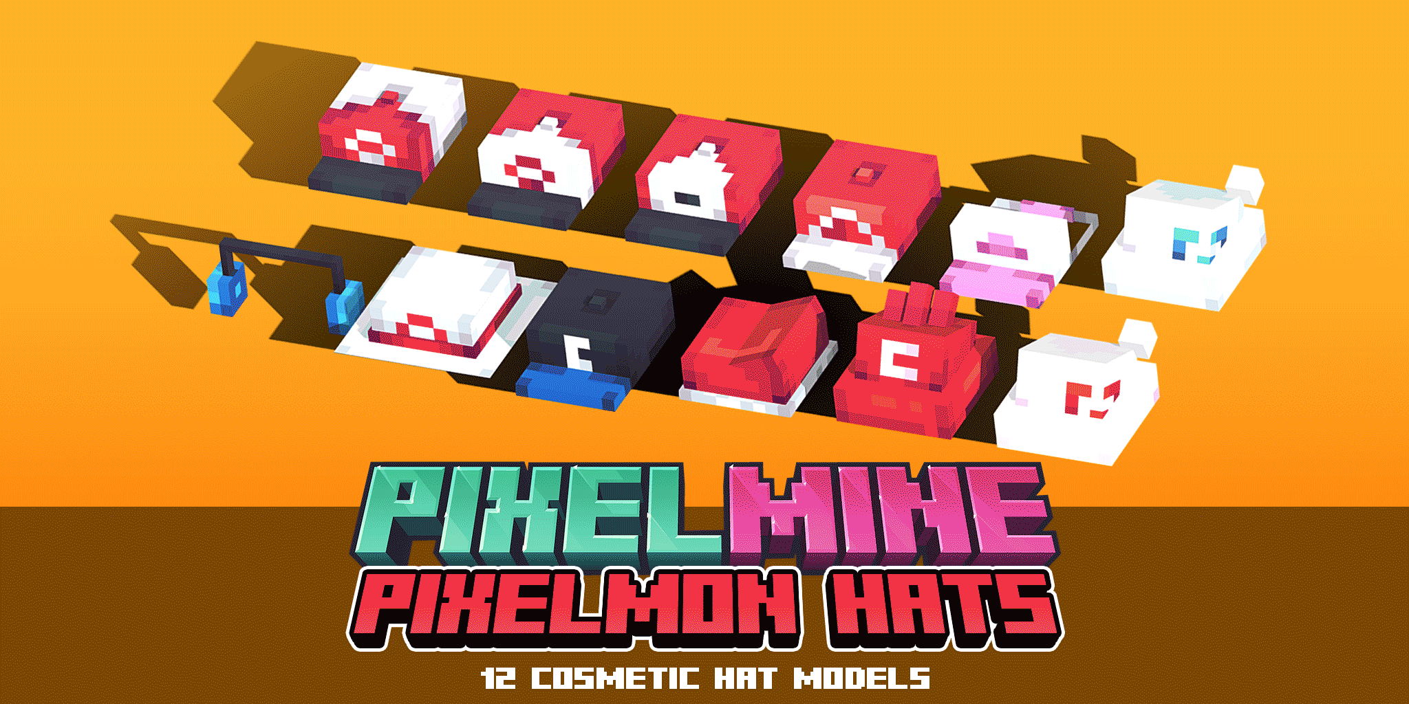 Pixelmon Hat Models | BuiltByBit