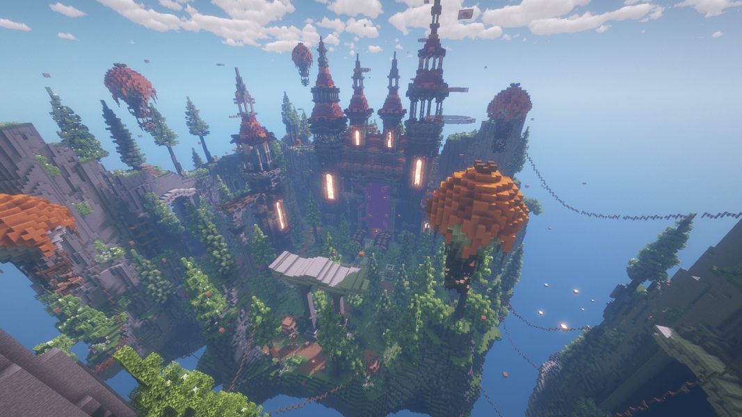 Medieval SkyBlock Spawn/lobby 250x220 | BuiltByBit