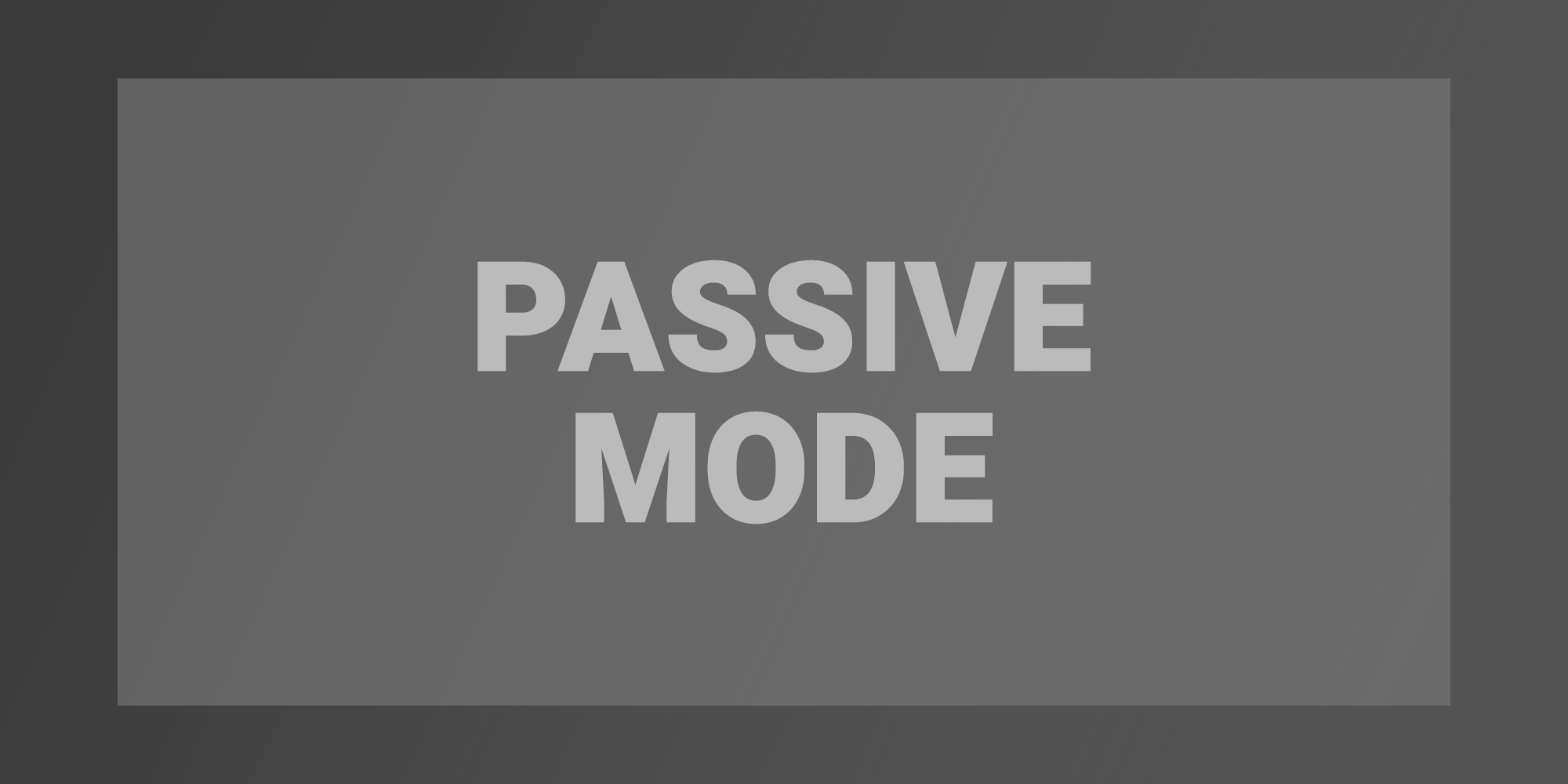 Passive Mode | BuiltByBit