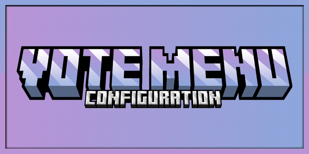 Vote Menu | Deluxe Menus Config | BuiltByBit