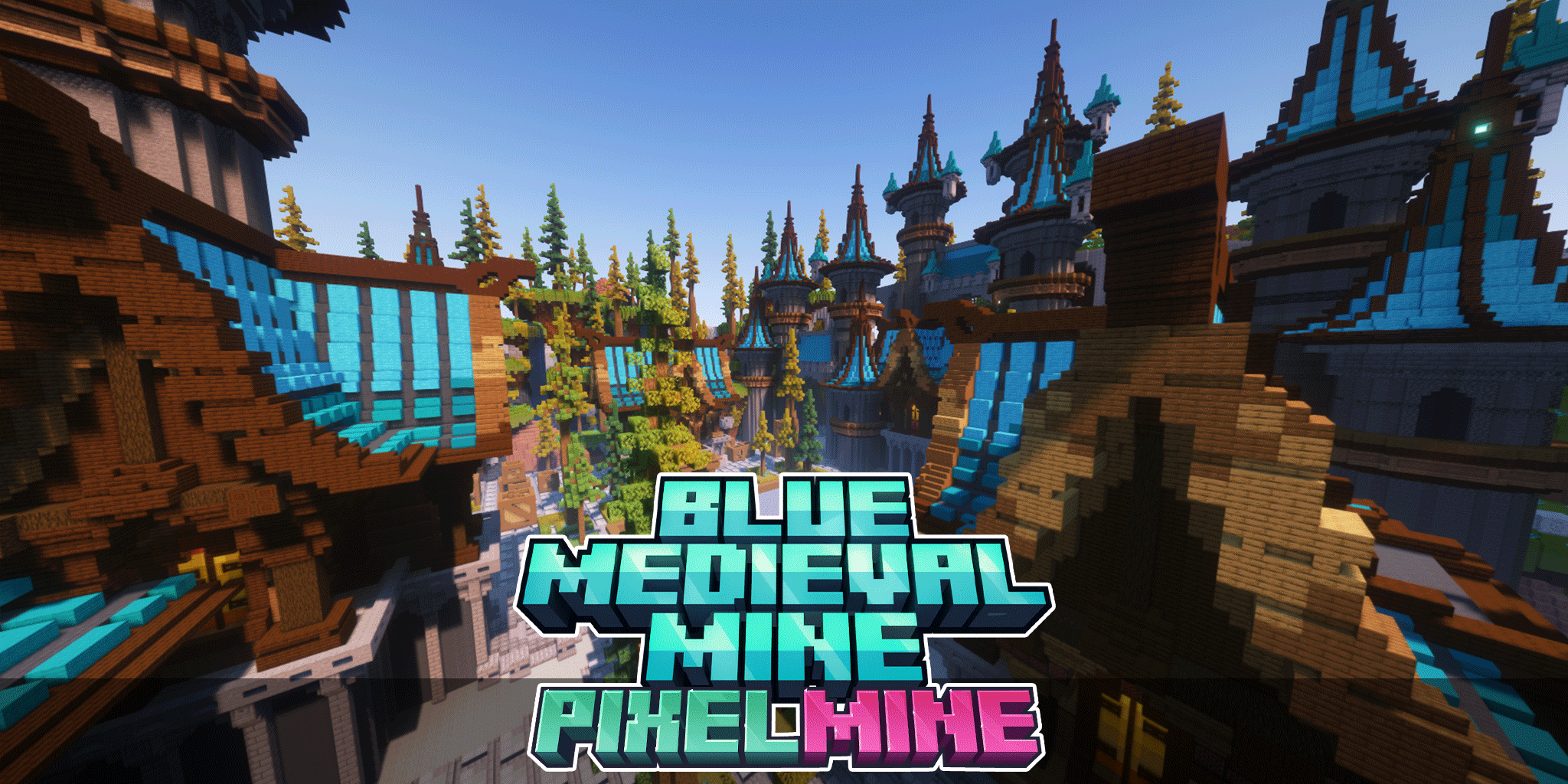 Blue Medieval Mine | BuiltByBit