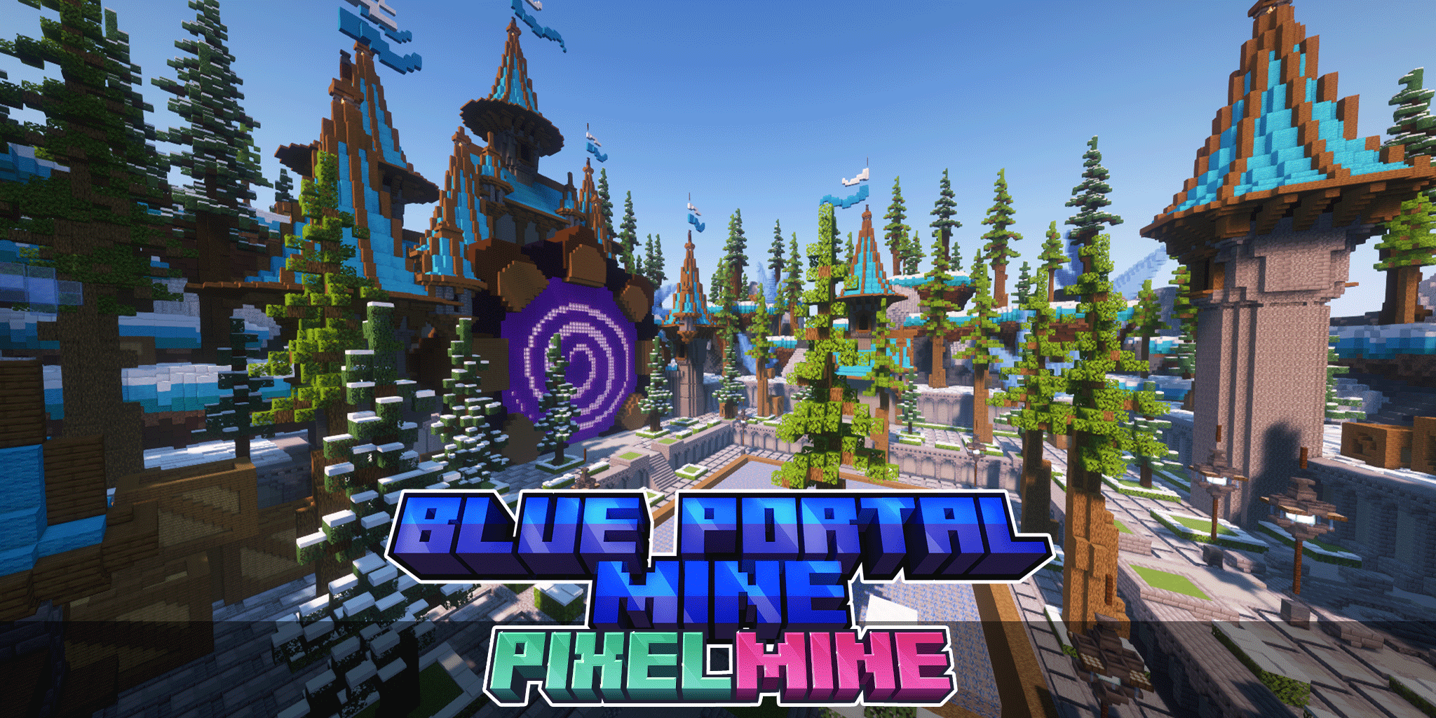 Blue Portal Mine | BuiltByBit