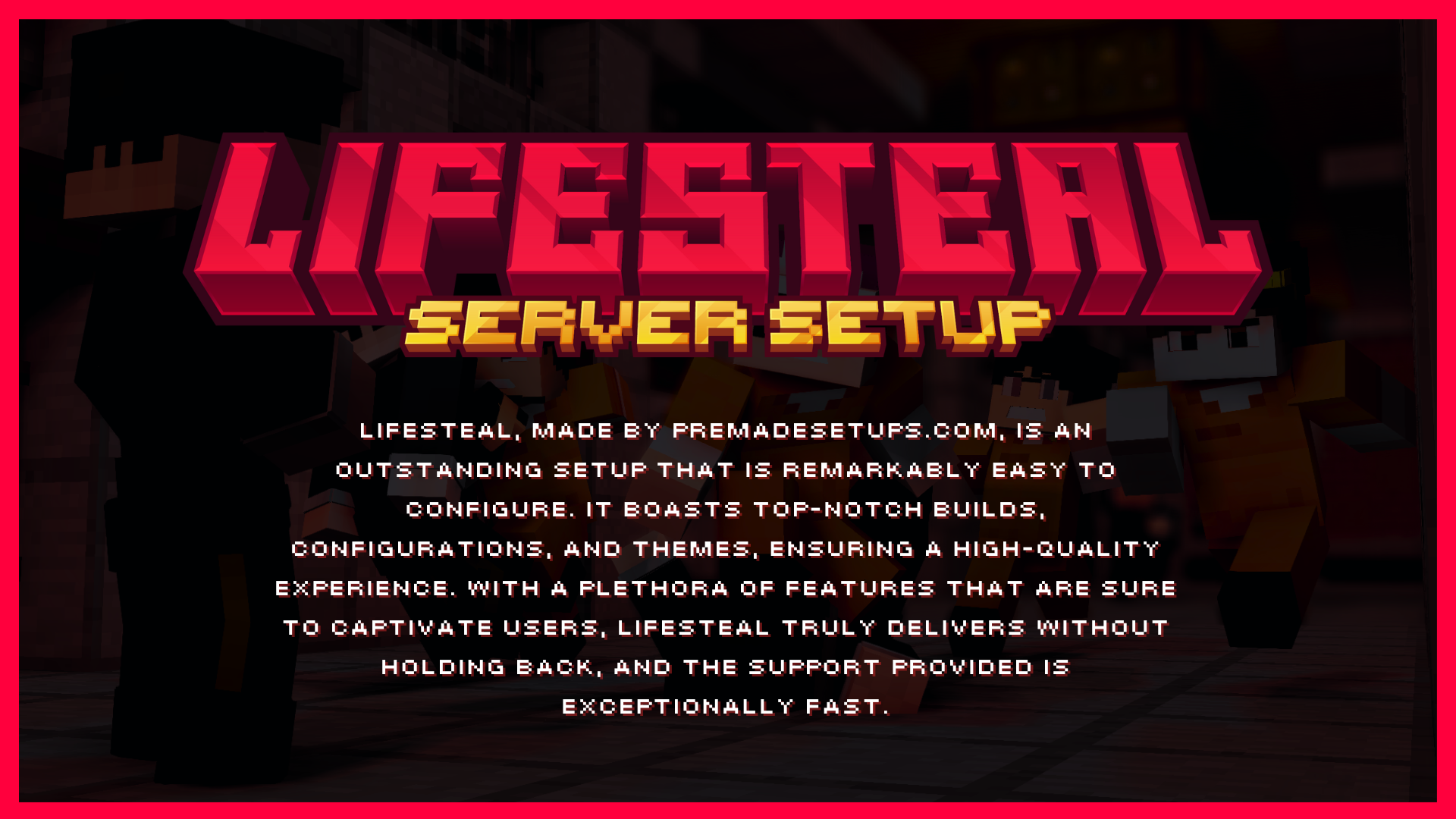 LIFESTEAL - High Quality Lifesteal Setup | BuiltByBit