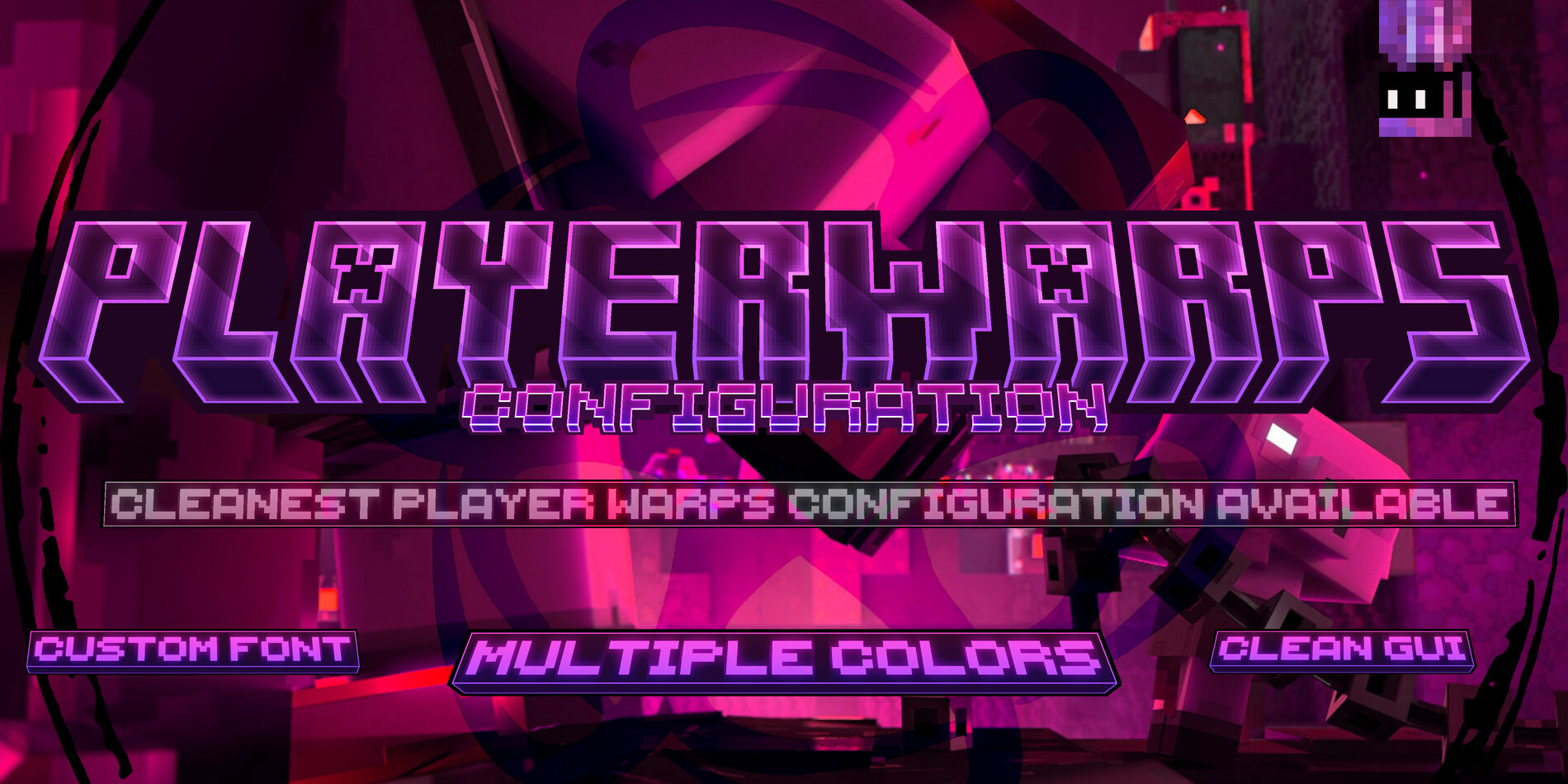 Player Warps Config | Multiple Colors | BuiltByBit