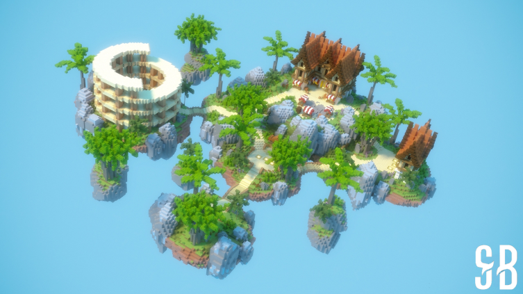 SUNWORLD - SKYBLOCK SPAWN | BuiltByBit