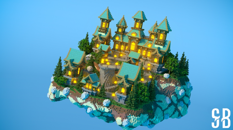 Spawn - Floating Village | BuiltByBit