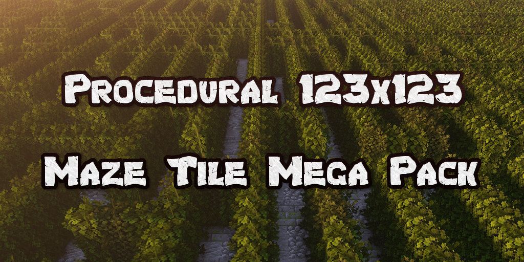 Procedural 123x123 Maze Tile Mega Pack | BuiltByBit