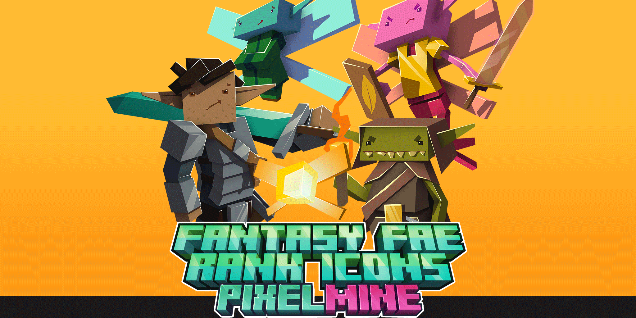 PixelMine | Fantasy Fae Rank Icons | BuiltByBit