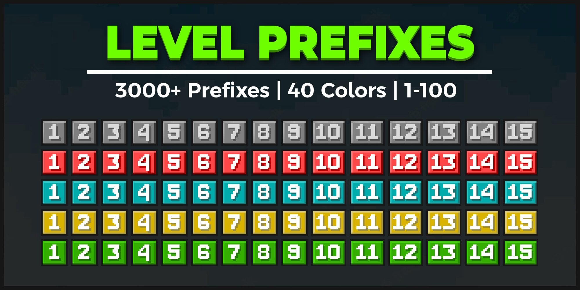 Better Prefixes - 3000 Level Prefixes | BuiltByBit