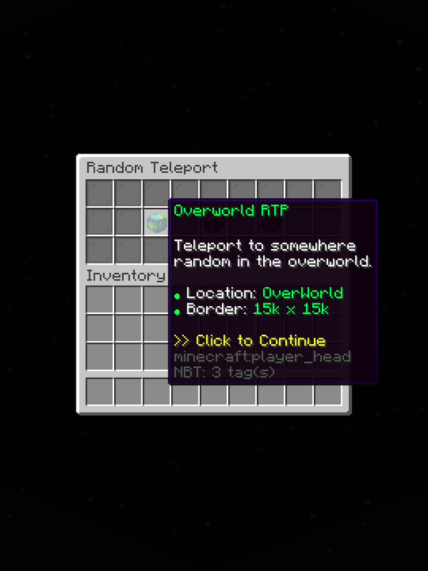 Random Teleport | Deluxe Menus Config | BuiltByBit