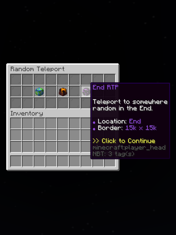 Random Teleport | Deluxe Menus Config | BuiltByBit