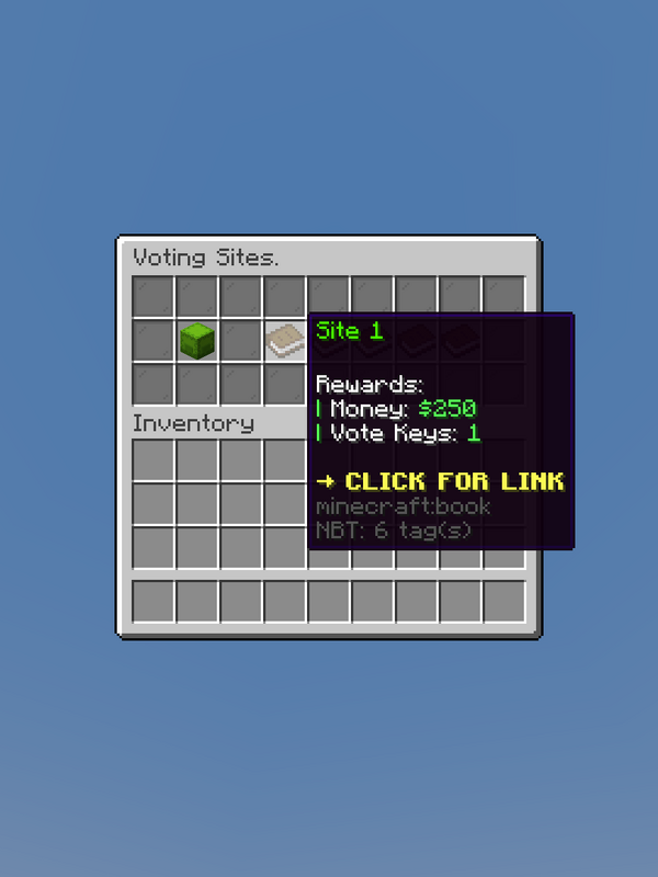 Voting Sites | Deluxe Menu Config | BuiltByBit