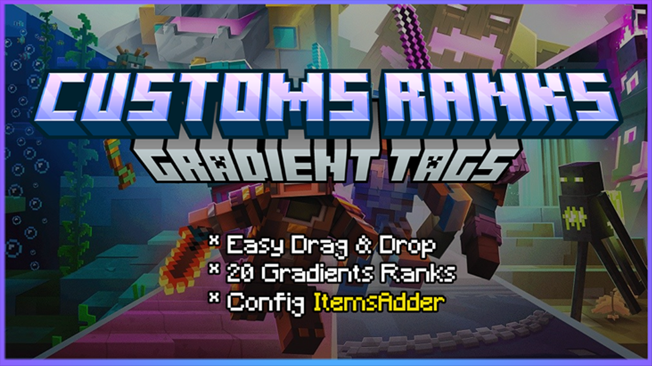 Customs Ranks GRADIENT | BuiltByBit