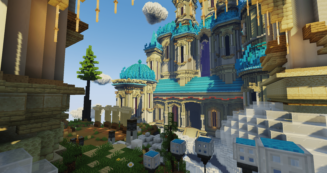 Heaven Hub Lobby or Skyblock Spawn | BuiltByBit