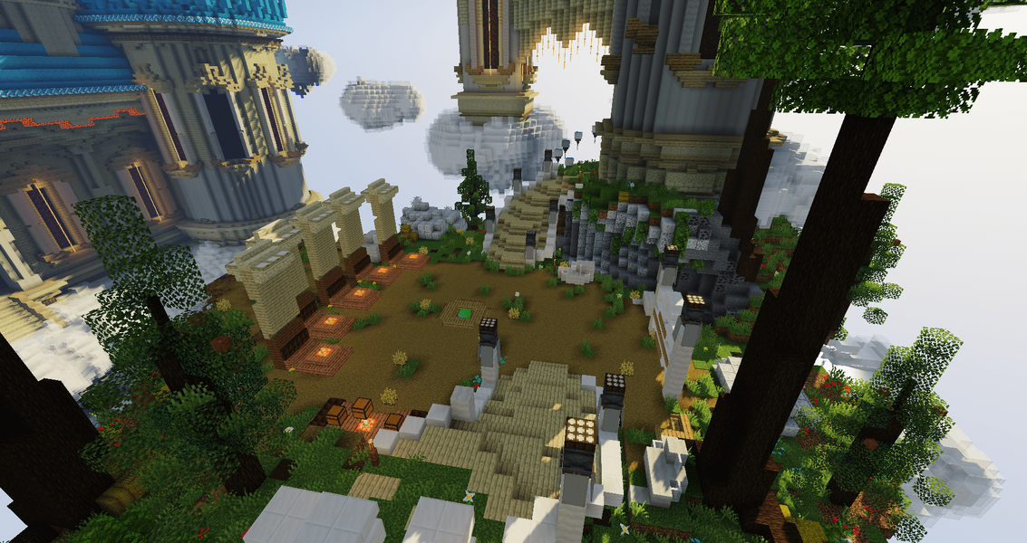 Heaven Hub Lobby or Skyblock Spawn | BuiltByBit
